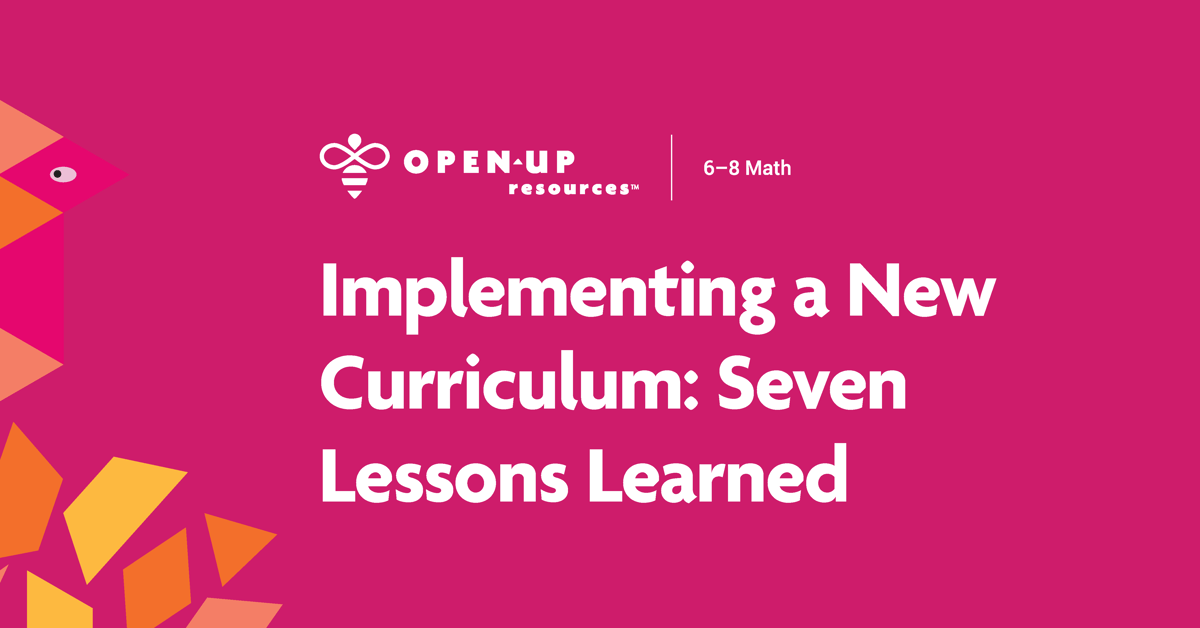 Implementing a New Curriculum: Seven Lessons Learned