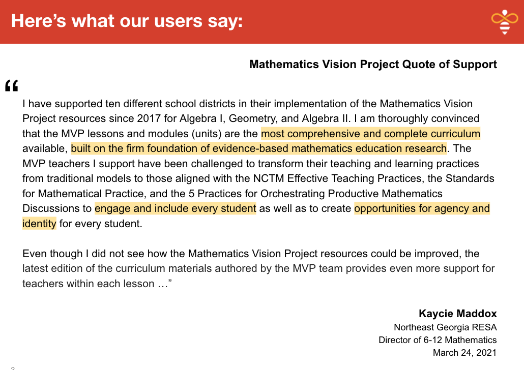 Introducing Open Up Resources High School Math Curriculum